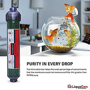 LiquaGen 6-Stage RODI Filter Kit for Aquarium Water Purification