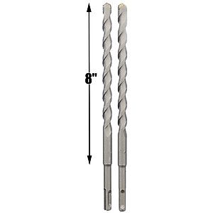 Steel Dragon Tools 20 Piece SDS Rotary Hammer Concrete Masonry Carbide Tipped Drill Bit Set fit Milwaukee Hilti Bosch