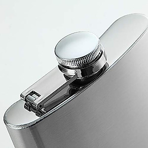 YWQ Solid Flasks Stainless Steel Flask & Funnel Set, 8 oz
