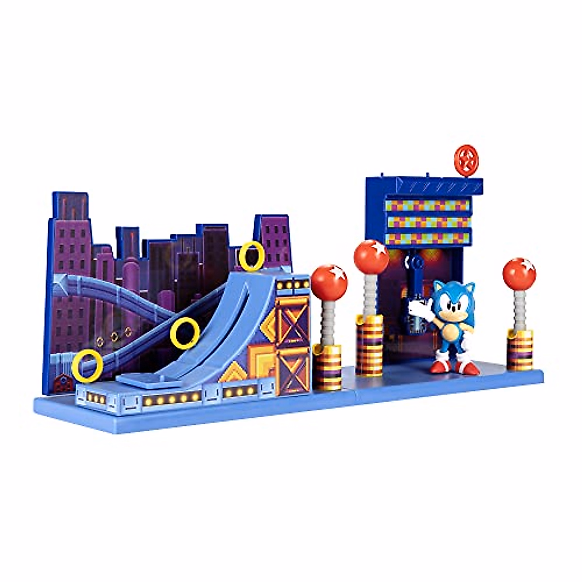 Sonic The Hedgehog Action Figures 2.5" Studiopolis Zone Playset
