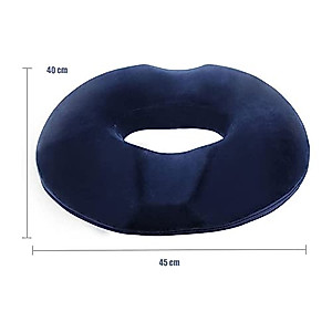 HHWKSJ Seat Cushion for Office Chair – Memory Foam Tailbone Pillow Pad for Sitting, Computer, Desk, Chair, Car– Contoured Posture Corrector for Sciatica, Coccyx Back Pain Relief