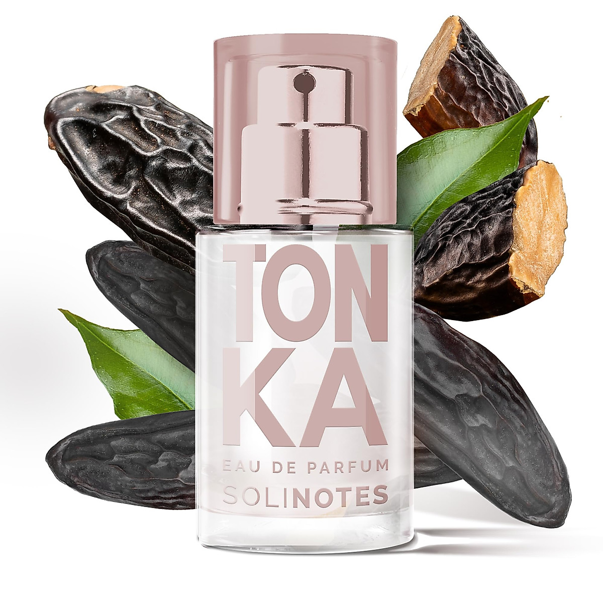 SOLINOTES Tonka Perfume for Women - Eau De Parfum | Delicate Floral and Soothing Scent - Made in France - Vegan - 0.5 fl.oz