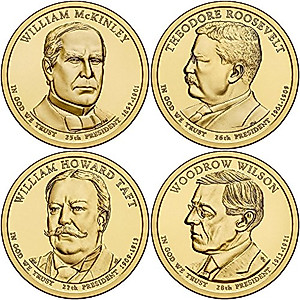 2013 P Presidential Dollar 4-Coin P Mint Uncirculated