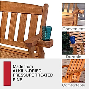 Amish Casual Heavy Duty Cupholders (Cedar Stain)