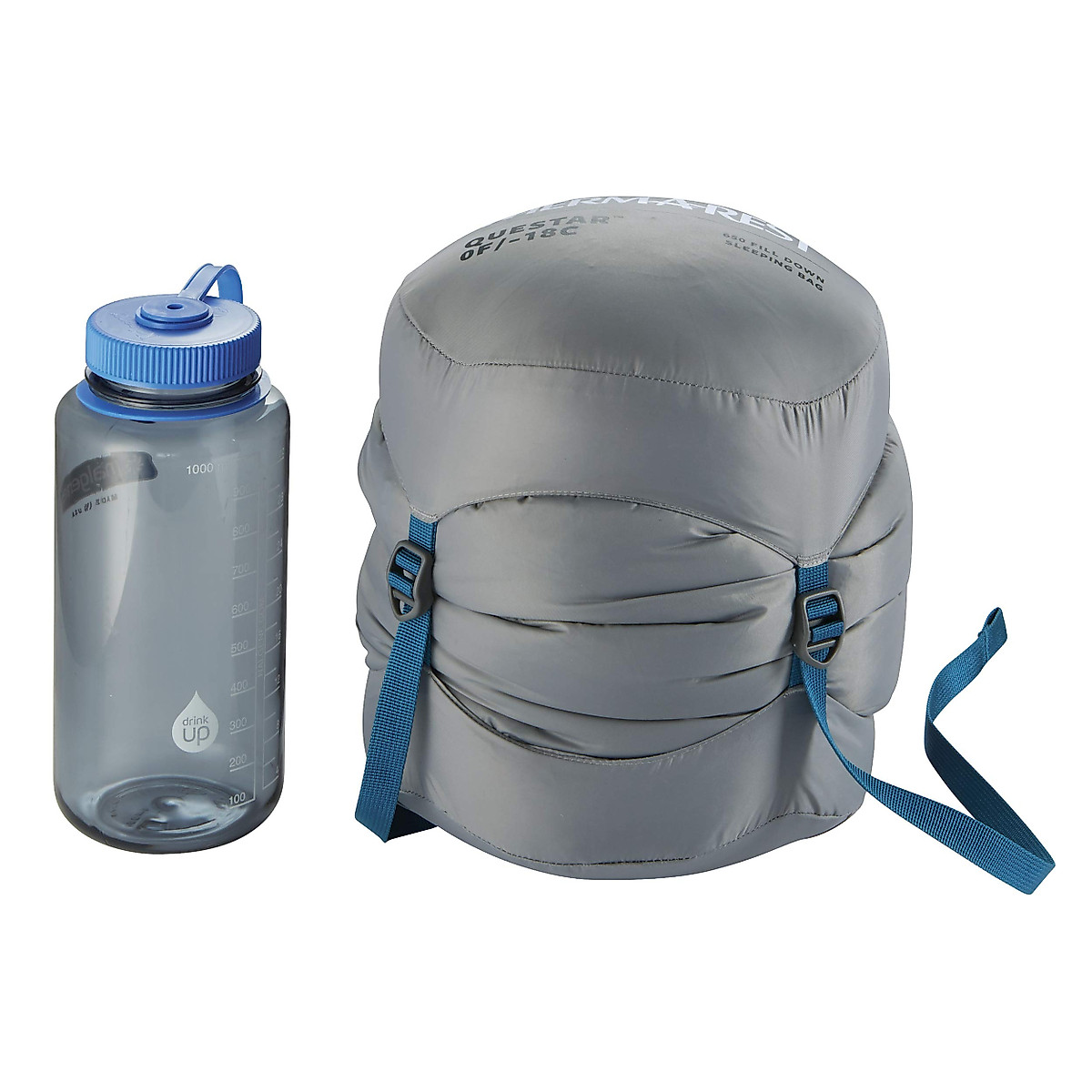 Therm-a-Rest Questar 0F/-18C Lightweight Down Mummy Sleeping Bag, Balsam