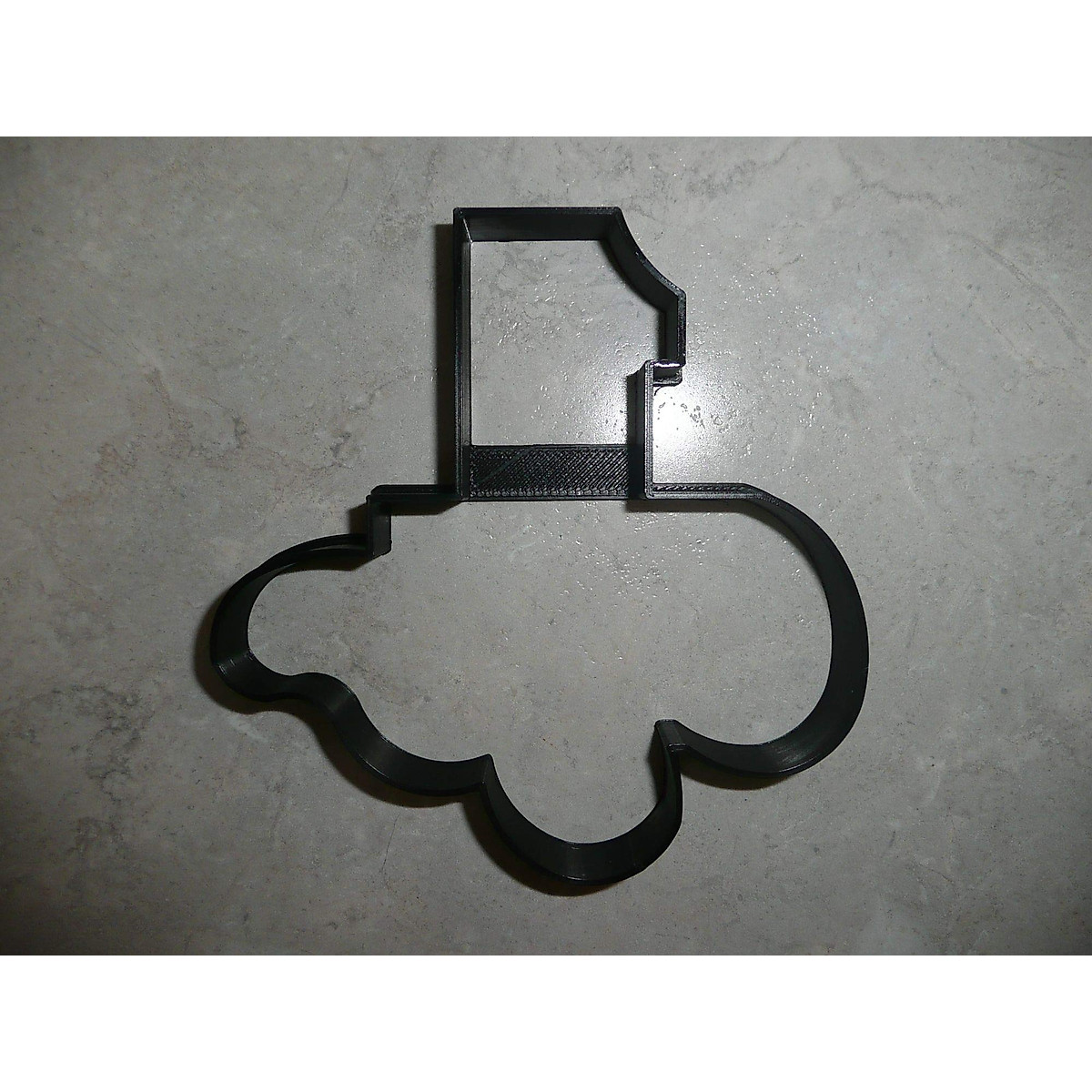 FANCY NUMBER ONE 1 WITH WORD OUTLINE BIRTHDAY ANNIVERSARY COOKIE CUTTER MADE IN USA PR3001