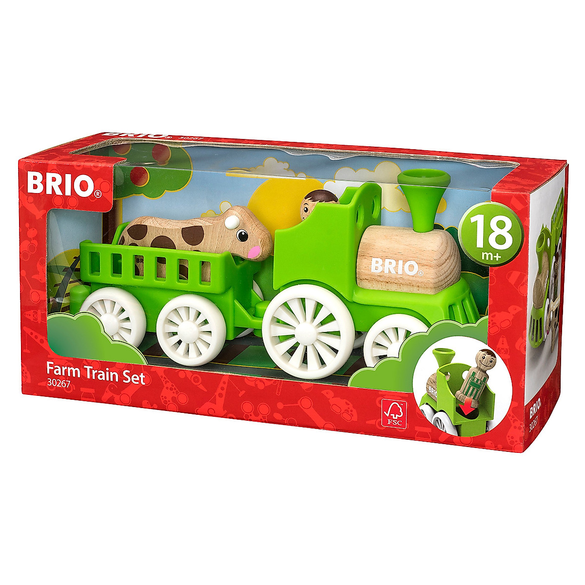 BRIO Farm Train Set