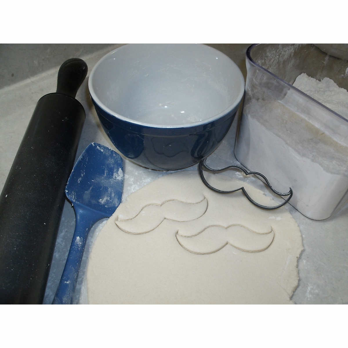 LITTLE GENTLEMAN BABY SHOWER FIRST BIRTHDAY MUSTACHE SET OF 4 COOKIE CUTTERS MADE IN USA PR1239