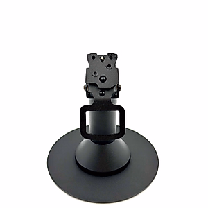 Discount Credit Card Supply DCCStands Ingenico Lane/3000/5000/7000/8000 7" Freestanding Swivel and Tilt Terminal Stand with Round Plate, Black