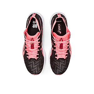 ASICS Women's Magic Speed Running Shoes, 8, Black/Blazing Coral