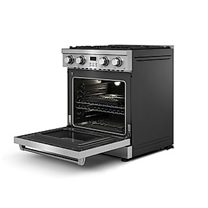 THOR Kitchen Professional 30-Inch Liquid Propane Range in Stainless Steel - Model ARG30LP