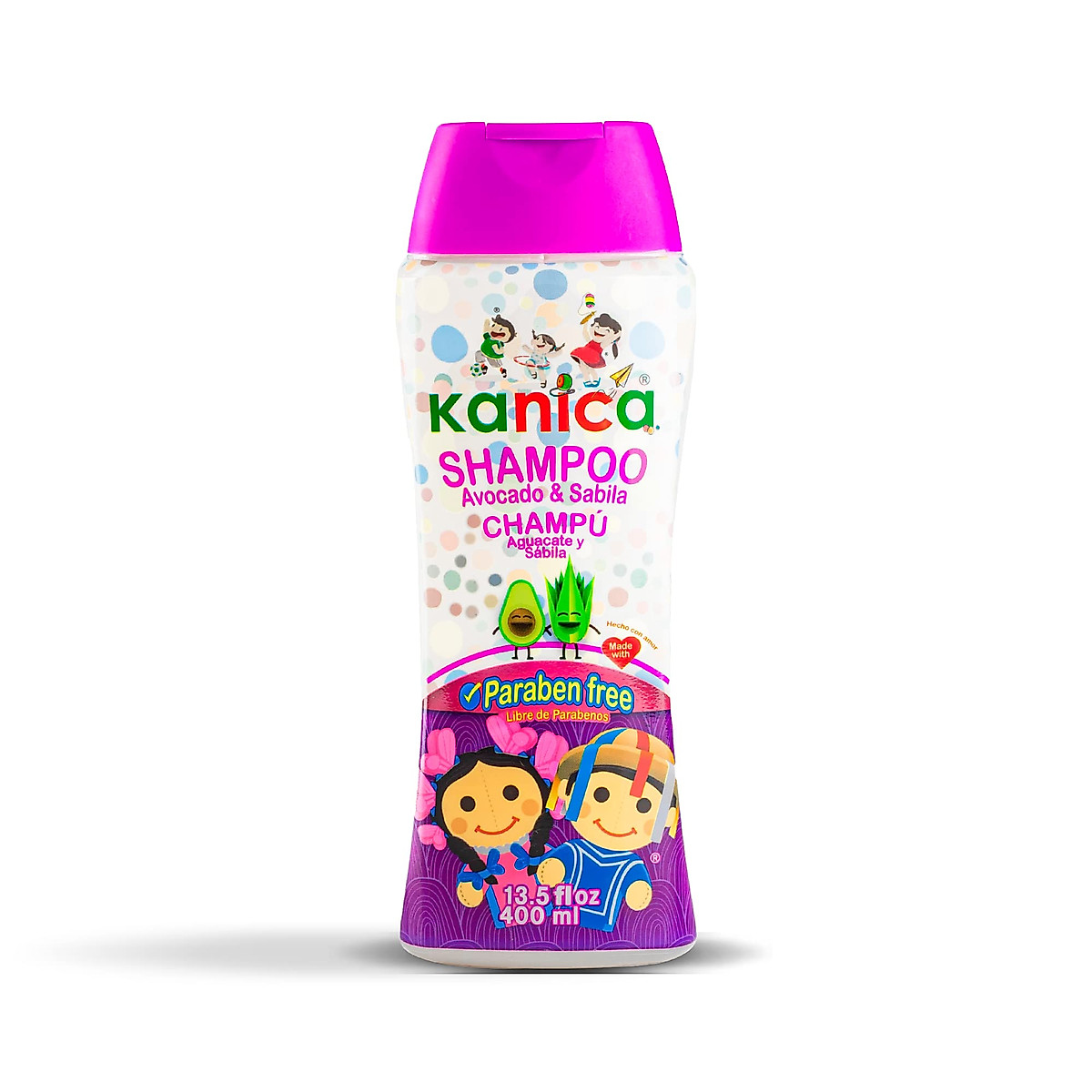KANICA Shampoo Paraben Free with Aloe Vera and Avocado. Shampoo for Family