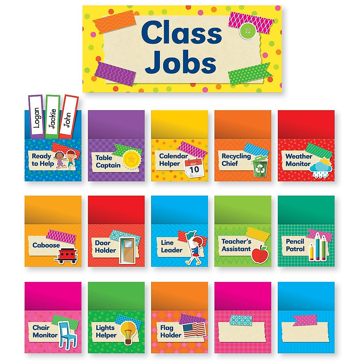 Tape It Up! Class Jobs Bulletin Board