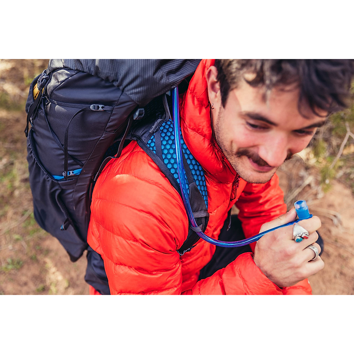 Gregory Mountain Products Focal 58 Backpacking Backpack Ozone Black