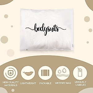 15 Pack Hospital Bags for Labor and Delivery 11 x 14 Inch Diaper Bag Organizing Pouches Resealable Maternity Hospital Bag (Black Letter)