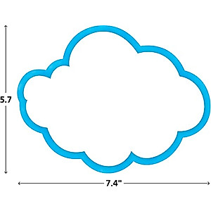 Teacher Created Resources Clouds Accents (5045), Blue/White