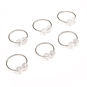 Goroly Home Metal Napkin Rings for Christmas Party Decoration Dinning Table Everyday Use Family Gatherings -Beautiful Emphasize to Your Dining Table Décor- Set of 12 - Silver