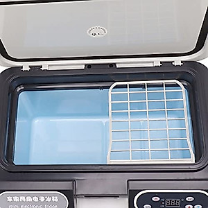 Biitfuu Car Refrigerator Overweight Oversize Large Fridge Truck Abs Freezer Cooler Aluminum Abs Outdoor Refrigerators (US Plug 110V)