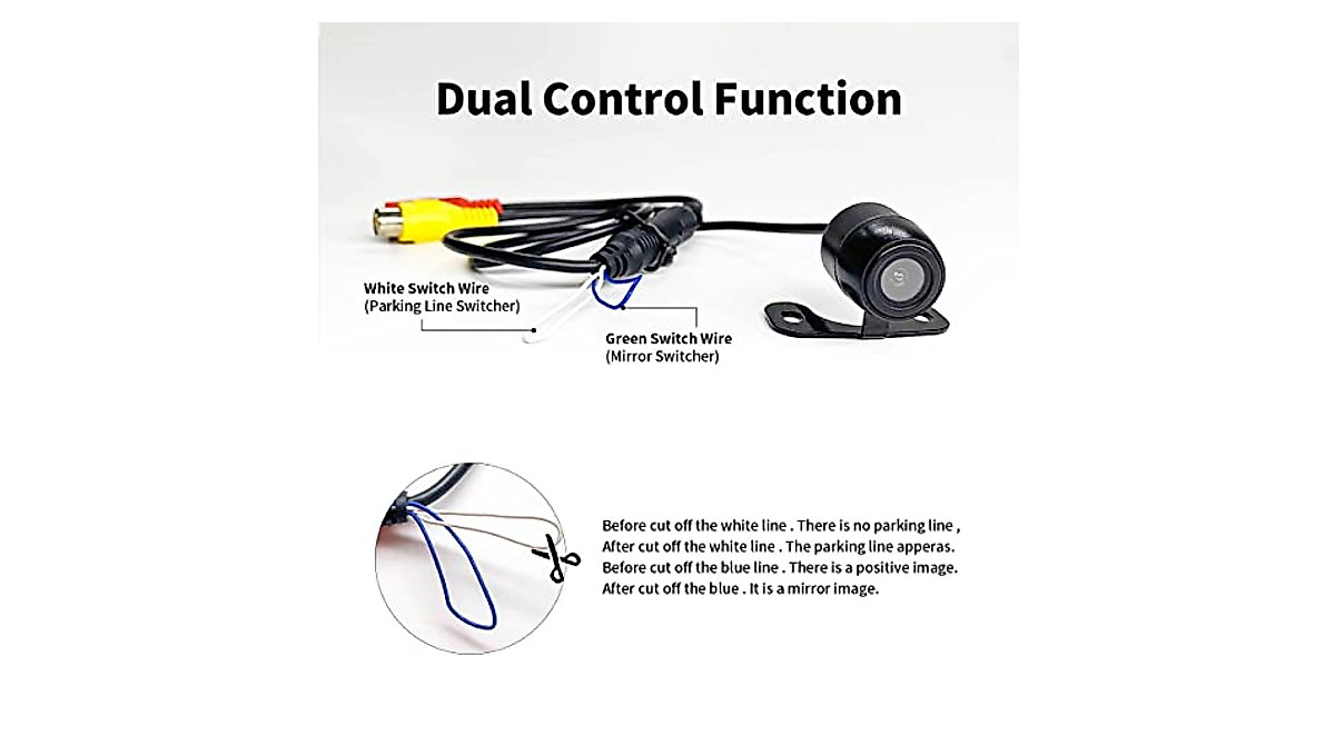 HD Wide Angle Universal Car Camera - Front, Rear, Side View