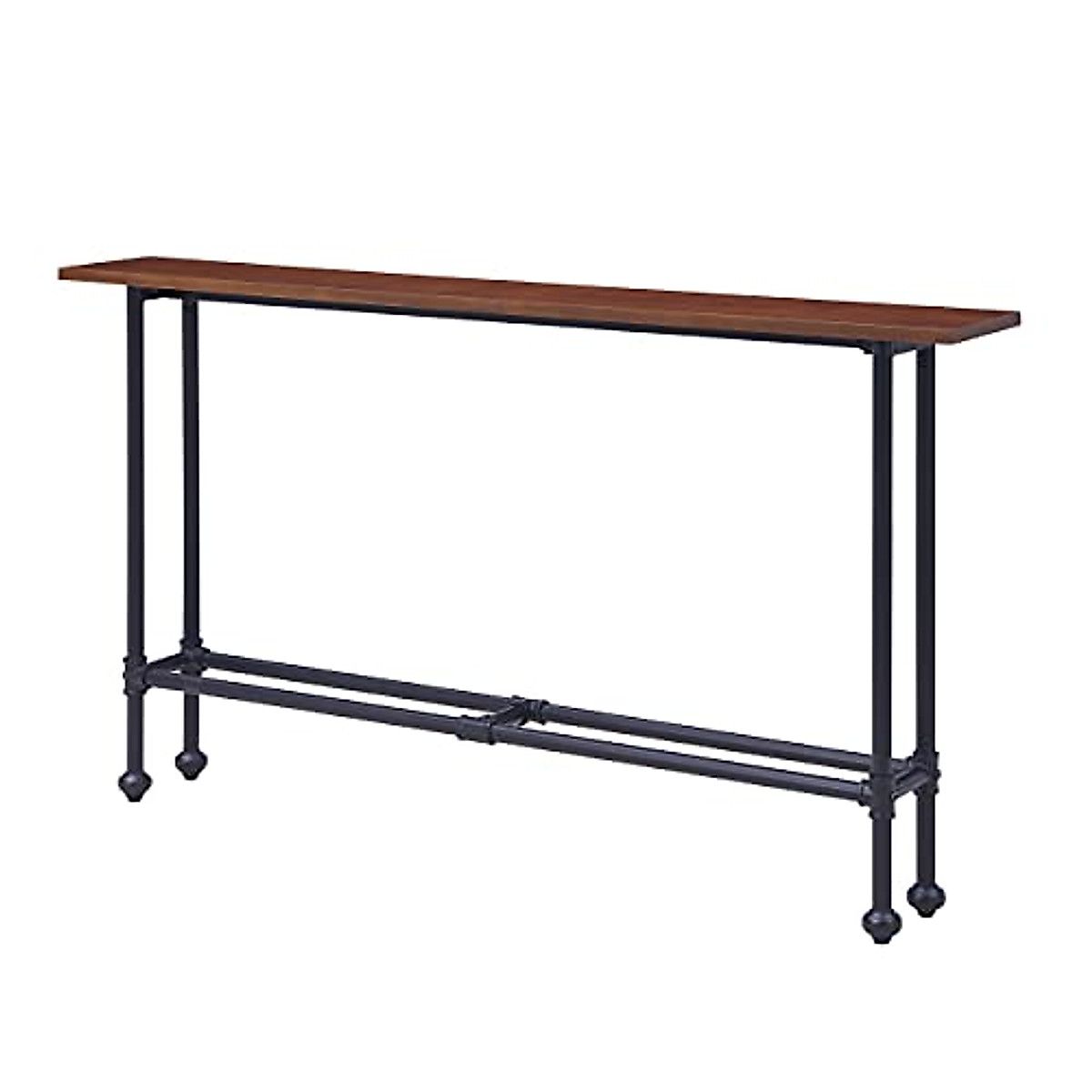 SEI Furniture Agnew Skinny Console Table, black (AMZ0906MC), 56 in x 8 in x 30 in