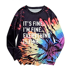 Zieglen Halloween Costumes for Girls Womens Leopard Print Tops Long Sleeve Casual Loose Fit Shirts Color Block Tunics