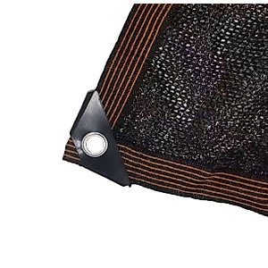 60% Black Shade Cloth with Grommets,Garden Sunblock Shade Cloth, Black Sunblock Shade Cloth Protecting for ZYB ZYB