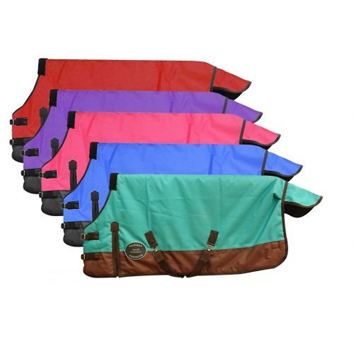 Showman Adjustable 48"-54" 1200 Denier Winter Pony/Yearling (Royal Blue/Black)