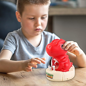 Yanpoake Mini Claw Machine for Kids Mini Arcade Game Dinosaur Mini Vending Machine Toys with 6 Tiny Stuff Prizes Birthday Gift for Girls Boys Ages 3+