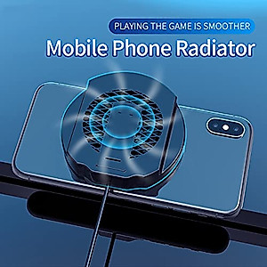 JYXDKD Universal Mobile Phone Radiator Gaming Phone Cooler Adjustable Portable Fan Holder Heat Sink