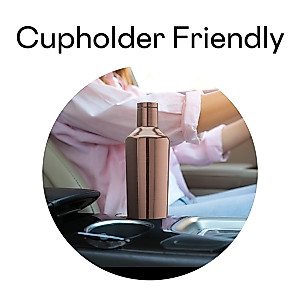 Corkcicle 25 Ounce Triple Insulated Stainless Steel Canteen Metallic Drink Bottle with Screw On Cap for Hot and Cold Beverages, Copper