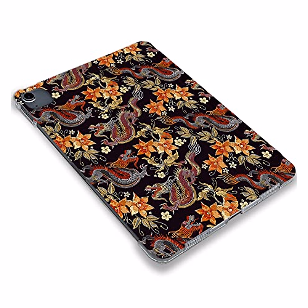 Cute Chinese Dragon Flowers case Compatible with iPad Mini Air Pro 7.9 8.3 9.7 10.2 10.9 11 12.9 inch Pattern Cover New 2022 2021 Trifold Stand 3 4 5 6 7 8 9 Generation 122 (8.3 Mini 6)