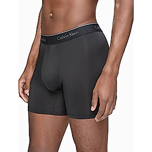 Calvin Klein Men's Micro Stretch 7-Pack Boxer Brief, 7 Black, L