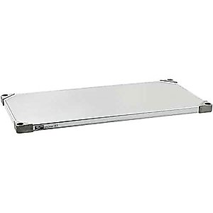 Solid Shelf, 24x36 in, Zinc Plated