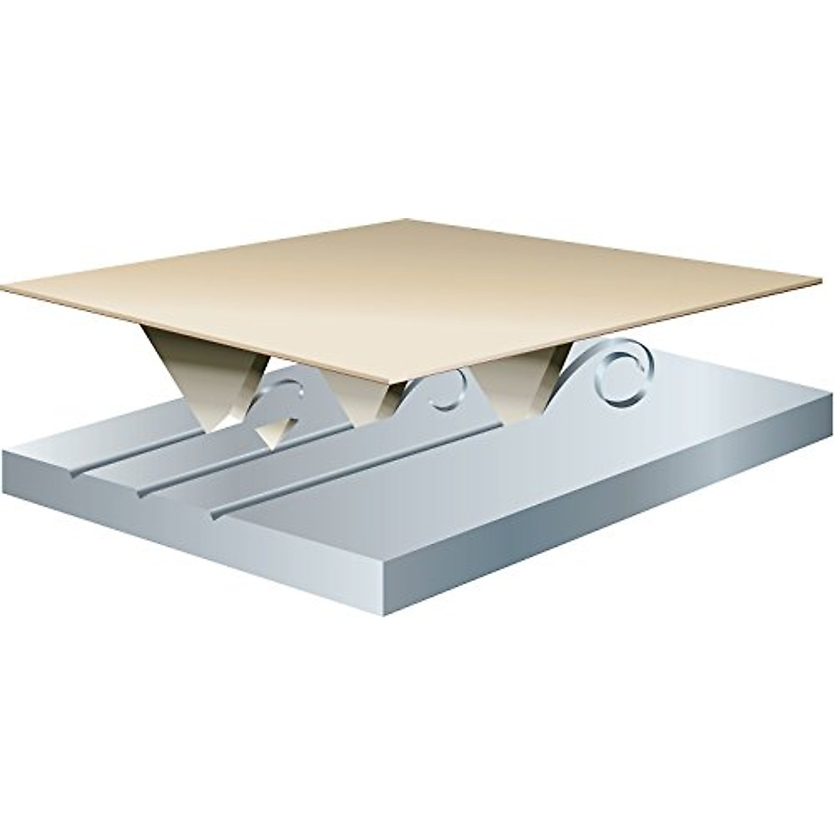 3M Cubitron II Hookit Clean Sanding Paper Disc 732U - 80+ Grit Vacuum Sanding Disc - C-Weight Backing, Hook and Loop Attachment - 6" - 50 Count