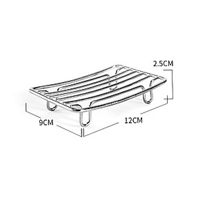 Zerodeko Sponge Tray 1pc Stainless Steel Tray Sink Tray soap Dispenser Tray Sink soap Holder Drain Soap Rack Bathroom Shelf Stainless Steel Soap Rack Soap Dish Holder Drain pan Storage