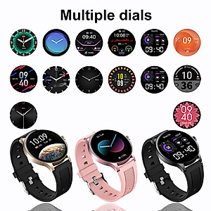 Smart Watch NY20 – Pink, Women Fashion Fitness Sport Smart Watch Pink. 360X360 HD Screen with IP68 Waterproof and Shows Heart Rate. (Shelf Stock Number) #2