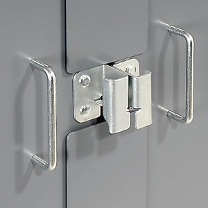 Global Industrial Bin Cabinet with 156 Blue Bins, 38x24x72, Assembled