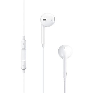 Apple EarPods in-Ear Earbuds with Mic and Remote Earbud Headphones White with Lightning to 3.5 mm Headphone Jack Adapter (Renewed)
