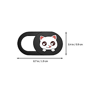SOLUSTRE 12 pcs Camera Privacy Cover Privacy Blocker Sliding Shield Webcam Blocker Sticker Web Camera Cover LED Tablet Camera Cover Laptop tableta Webcam Lens Cover Animal Slider Computer
