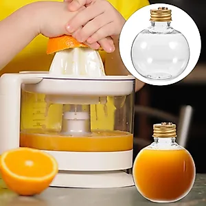 Baluue Christmas Drink Balls 10pcs Clear Christmas Booze Balls 150ml Tree Fillable Ornaments Water Bottle Bulbs Shape Plastic Pendant for Home Decoration Party Decoration Golden