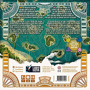Ludonova Polynesia Board Game | Strategy Board Game | Adventure Game | Interactive Game for Teens and Adults | Ages 14 and up | 2 to 4 Players | Average Playtime 75 Minutes | Made by Ludonova