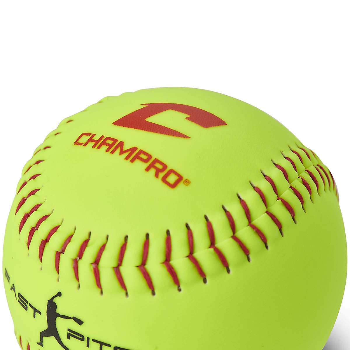 Champro NFHS Synthetic Cover, Red Set (Optic Yellow) (Pack Of 12)