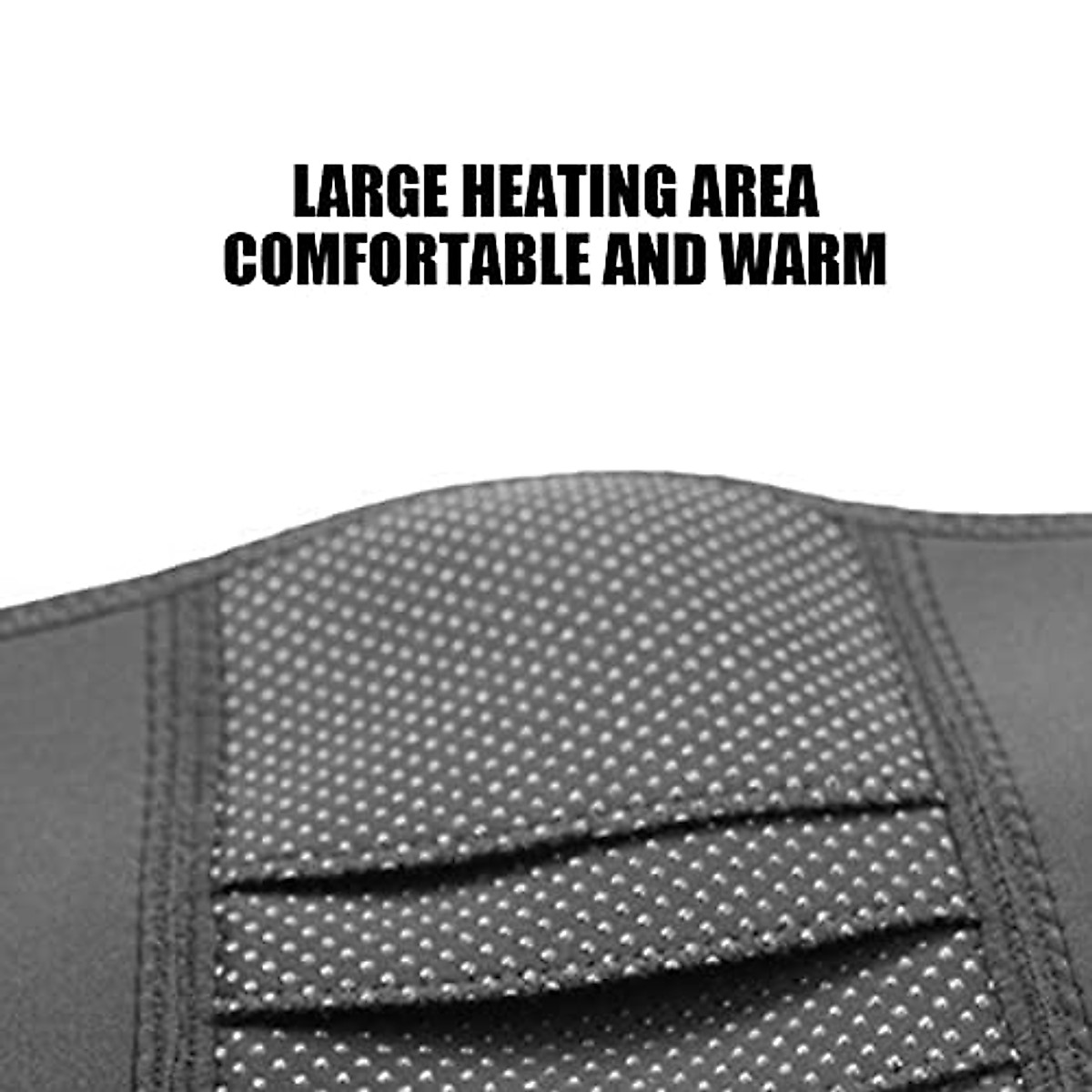 Eulbevoli Knee Brace, Four‑Layer All Non‑Slip Dots Heating Knee Brace for Knee Osteoarthritis Sports Injuries, Bruises, Edema and Rheumatic Diseases