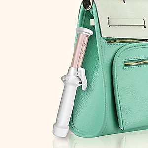 Mini Cordless Curling Iron, 30W, 2 in 1 USB Rechargeable Ceramic Hair Curling Wand Travel Hair Straightener Curler for Hair Styling, Wet and Dry Use