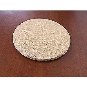 4-Pack Cork Trivets, Hot Pots Pans Holder, 7.5 x 7.5 x 0.4 Inches, Round Cork Coaster for Dishes