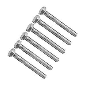 Yinpecly M8x70mm Hex Bolts 304 Stainless Steel Hex Head Bolts Hexagon Screws 6pcs