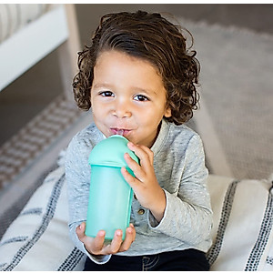 Boon Swig Toddler Silicone Straw Cup, 9 Ounces