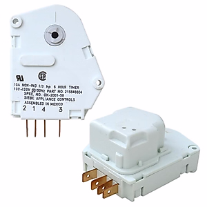 Gxcdizx Upgraded 215846604 Refrigerator Defrost Timer Replacement for Frigi-daire & Ken-More Replace AP2592907 08003824, 08011620, 1748201
