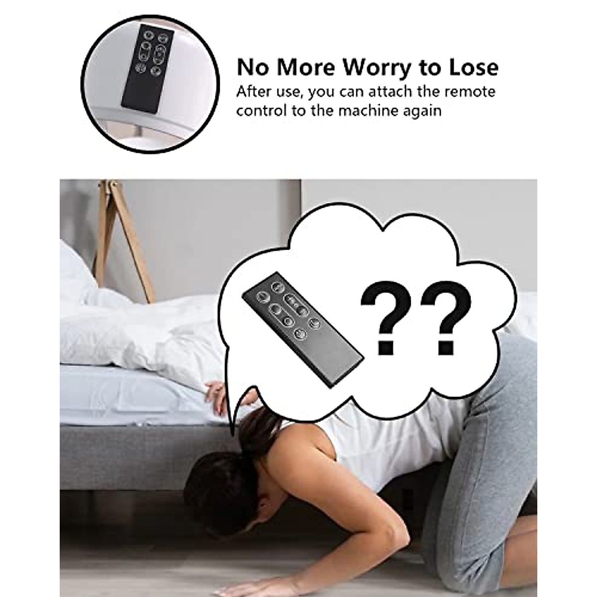 Replacement Remote Control 967400-01 for Dyson Pure Cool Link DP01 DP03 Purifying Fan Model (with Magnetic and Built-in Battery)