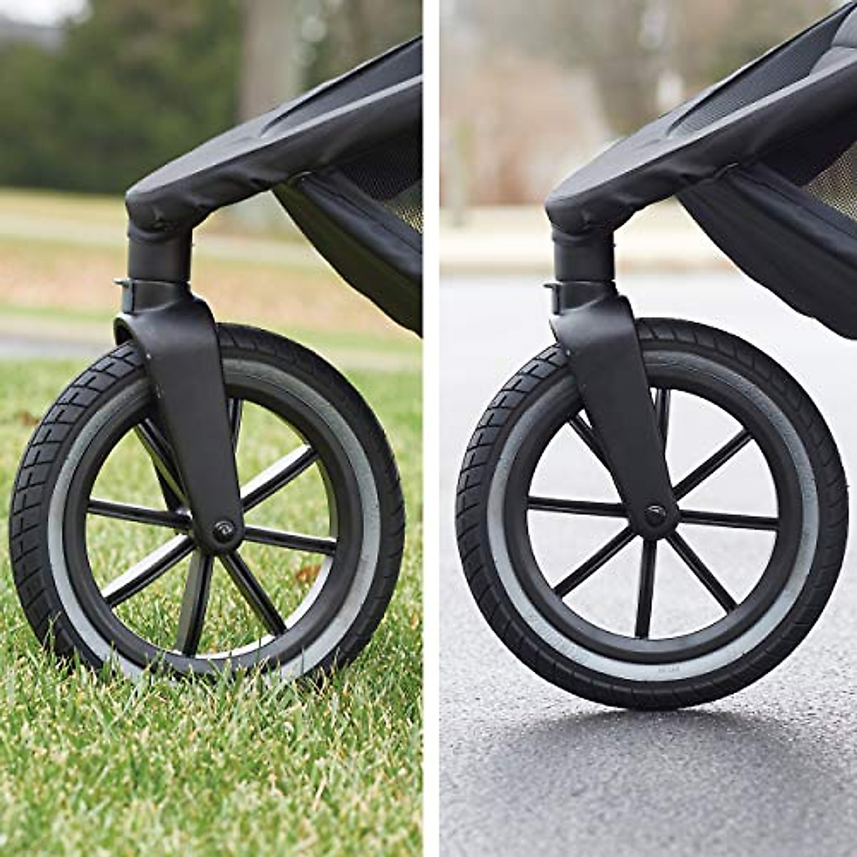 Evenflo Folio3 Stroll & Jog Travel System with LiteMax 35 Infant Car Seat, Skyline